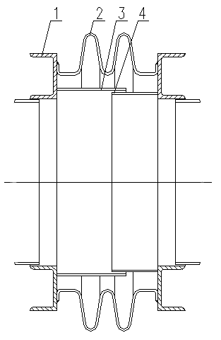 Welded type rectangular metal compensator - Buy rectangular metal ...