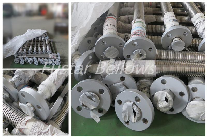 DN32-1020MM ANSI carbon steel flanged flexible interlock hose - Buy ...